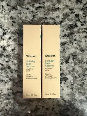 Glossier | Makeup | New Glossier Birthday Balm Dotcom Salve Duo | Poshmark